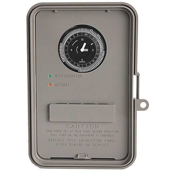 Intermatic Defrost Timer, 120/240V, 40A, 1 NO, 1 NC DTAV40 | Zoro