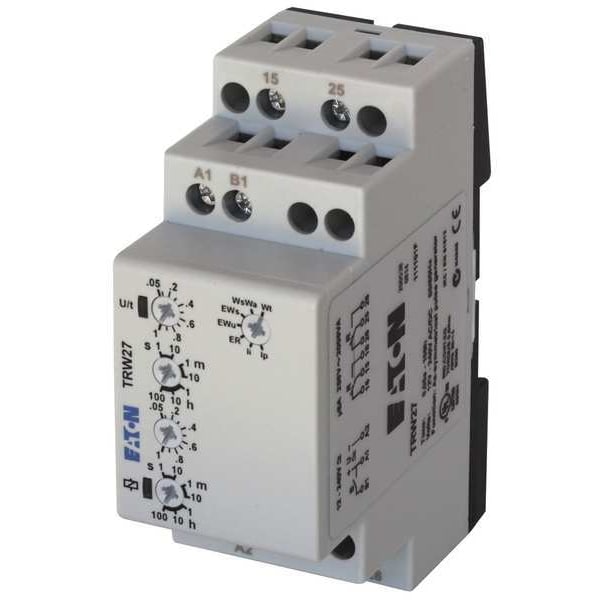 Eaton Multifunction Time Delay Relay, Square, 4 Functions 12 to 240V AC ...