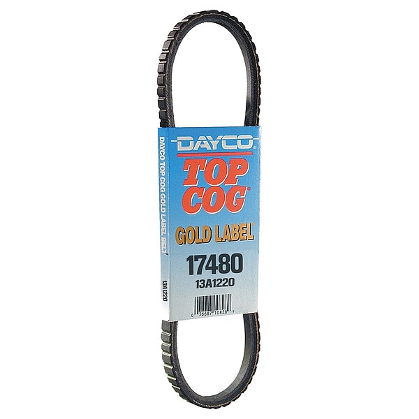 Dayco Auto V-Belt, Industry Number 13A1220 17480 | Zoro
