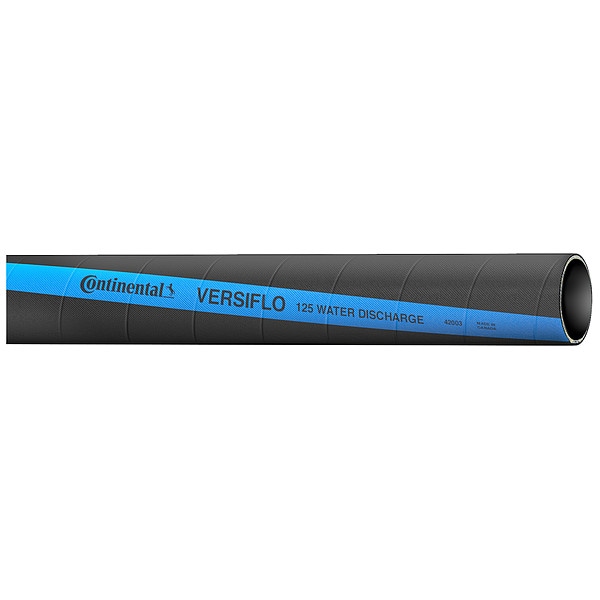 54252704001000 1-1/4" ID x 100 ft Rubber Water Discharge Hose BK | Zoro.com