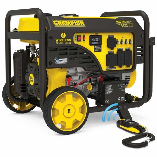 CHAMPION POWER EQUIPMENT 9,375 W Portable Generator, 5.7 gal Gasoline ...