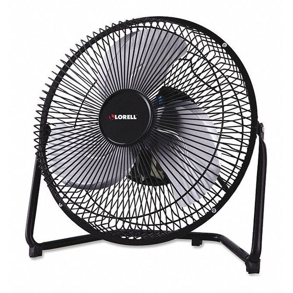 Lorell 9" Table & Floor Fan, 2 Speeds LLR33982 | Zoro
