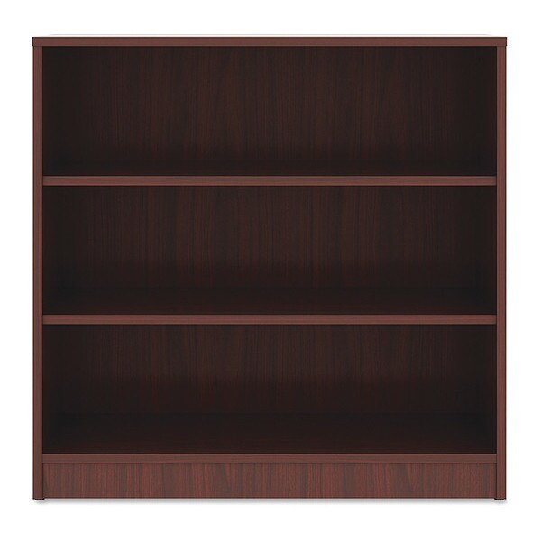 Lorell Lorell Mahogany Laminate Bookcase LLR99781 | Zoro