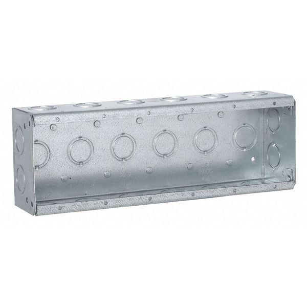 Raco Electrical Box, 95.3 cu in, Masonry Box Type, 6 Gangs, Steel ...