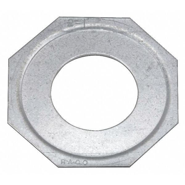 Raco Conduit Fitting Reducing Washer, 2-1/2 in x 1-1/2 in, Steel, Zinc ...