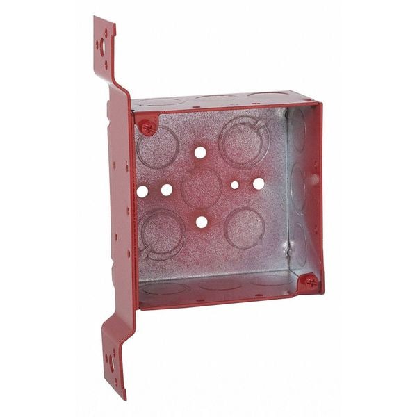 Raco Electrical Box, 30.3 cu in, Square Box Type, Steel, Square Shape ...