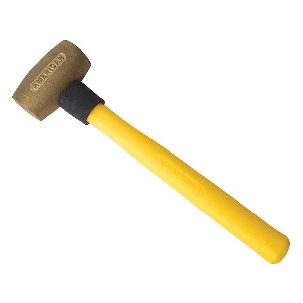 American Hammer Non-Spark Hammer, Bronze, 4 lb. AM3.5BZFG | Zoro