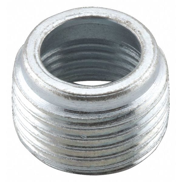 Raco IMC Bushing, 1-1/2 in x 1/2 in, Threaded, Steel, Zinc Plated, Gray ...