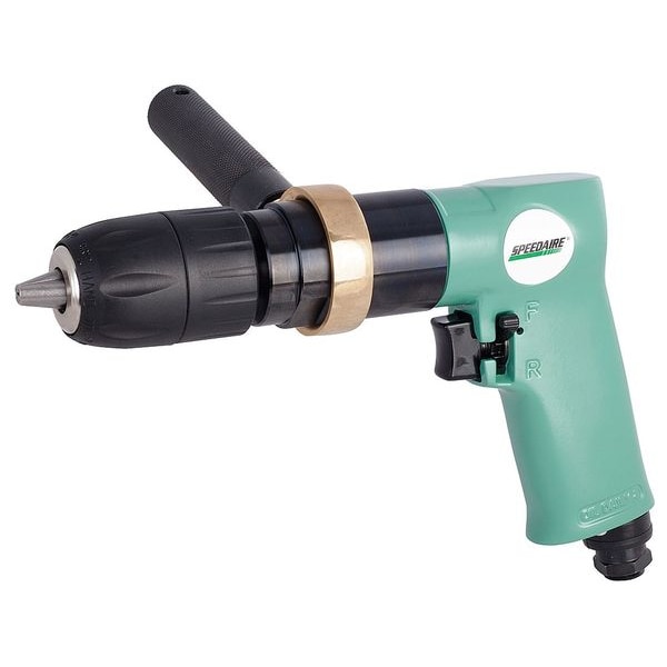 Speedaire Air Drill, Keyless, 1/2 In, 800 RPM 21AA75 | Zoro
