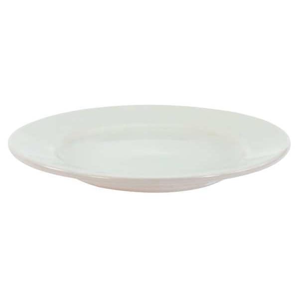 Crestware Plate, 9", Ceramic Bright White PK24 AL44 | Zoro