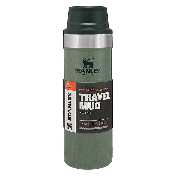 Stanley 16 Oz. Green Insulated Travel Mug 10-06439-150 | Zoro