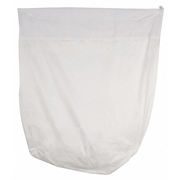 R&B Wire Products Vinyl/Nylon Hamper Bag White 669/LP | Zoro