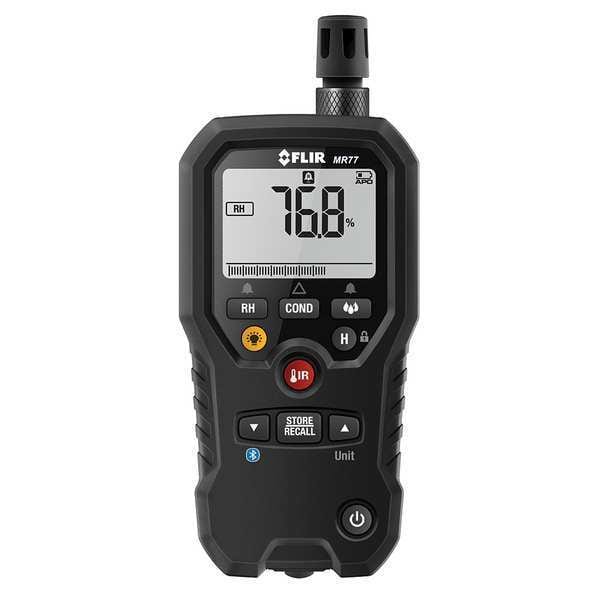 Flir Pinless Moisture Psychrometer, 9V Battery MR77 | Zoro