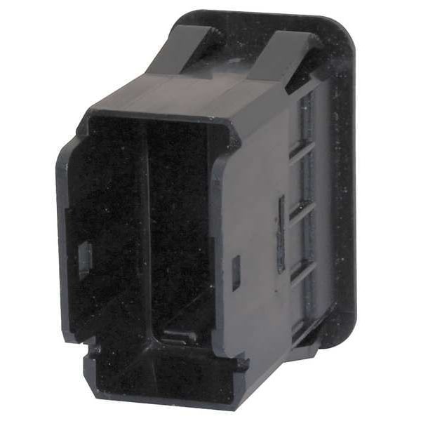 Eaton Rocker Switch Connector, Black 28-5637-2 | Zoro