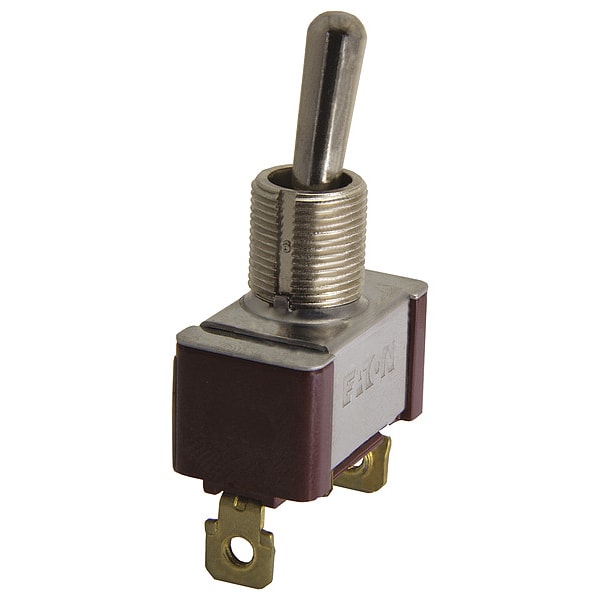 Eaton Toggle Switch, SPST, 2 Connections, On/Off, 3/4 hp, 10A at 250V ...