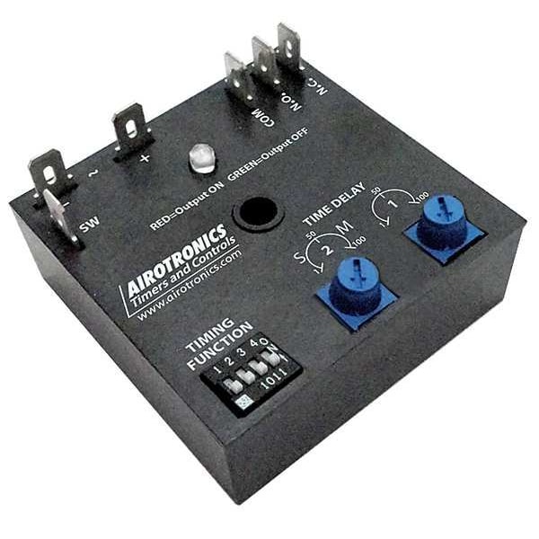 Airotronics Multifunction Time Delay Relay, Square, 9 Functions 120V AC ...