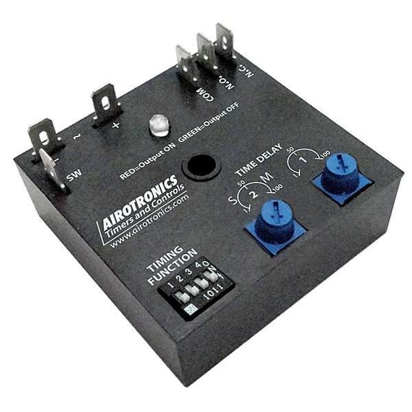 Airotronics Multifunction Time Delay Relay, Square, 9 Functions 12V DC ...