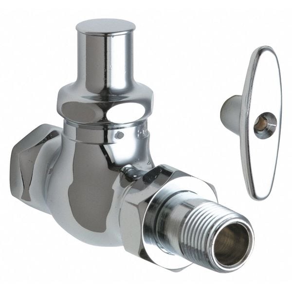 Chicago Faucet Straight Stop Fitting With Loose Key 699-ABCP | Zoro
