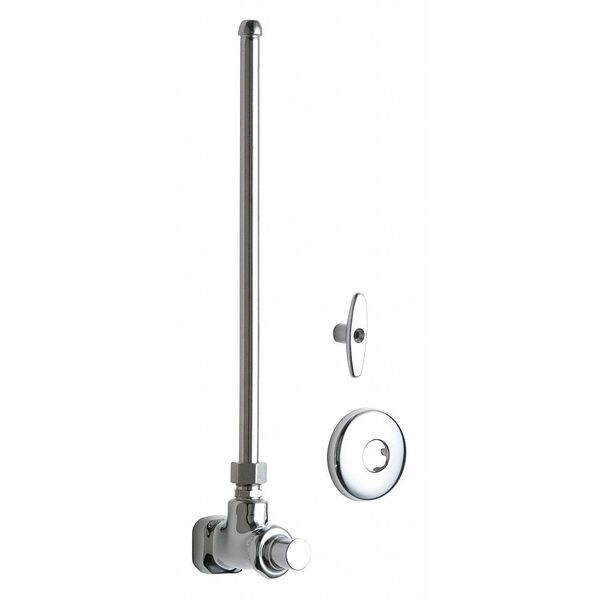 CHICAGO FAUCETS Angle Stop Fitting With Supply Tube (1016-ABCP) | Zoro