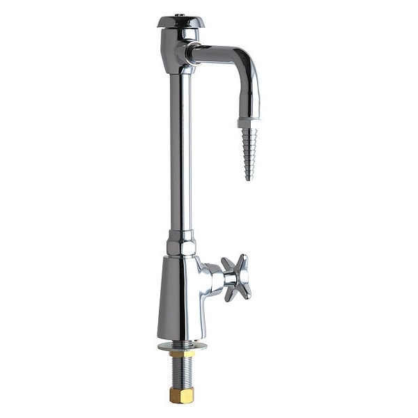 Chicago Faucet Vandal Proof Single Inlet Cold Water, Single Hole Mount ...
