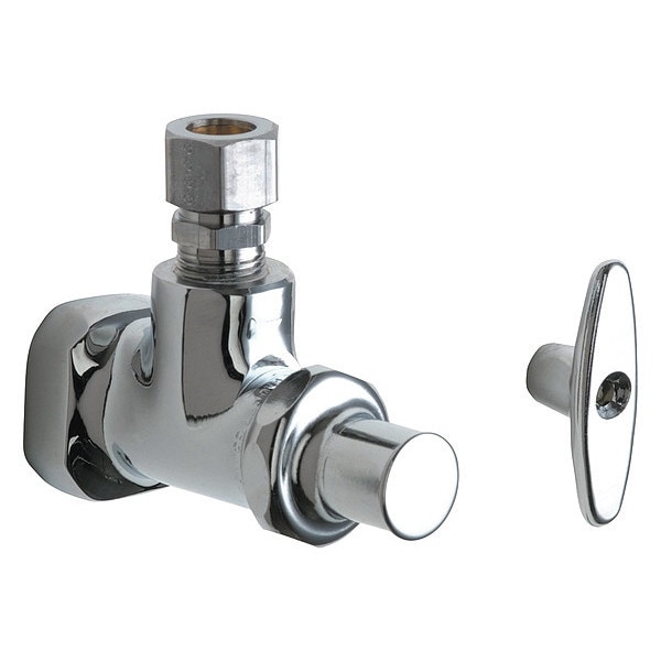 Chicago Faucet Angle Stop Fitting With Loose Key 995-ABCP | Zoro