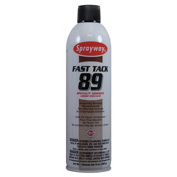 Sprayway Construction Adhesive, Fast Tack 89 Series, Off-White, 5 gal ...