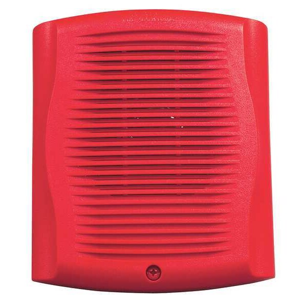 System Sensor Wall Speaker, Red SPR | Zoro