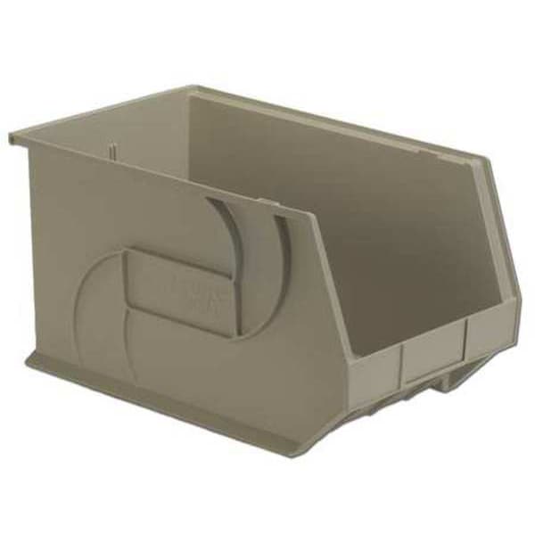Lewisbins Hang & Stack Storage Bin, Plastic, 11 in W, 10 in H, 18 in L ...
