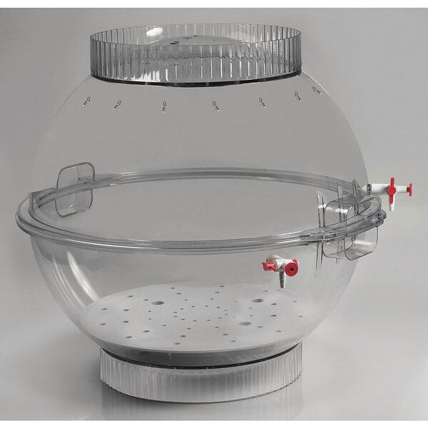 Sp Scienceware Desiccator, Techni-Dome 360, 2 Gas Ports 42029-0001 | Zoro