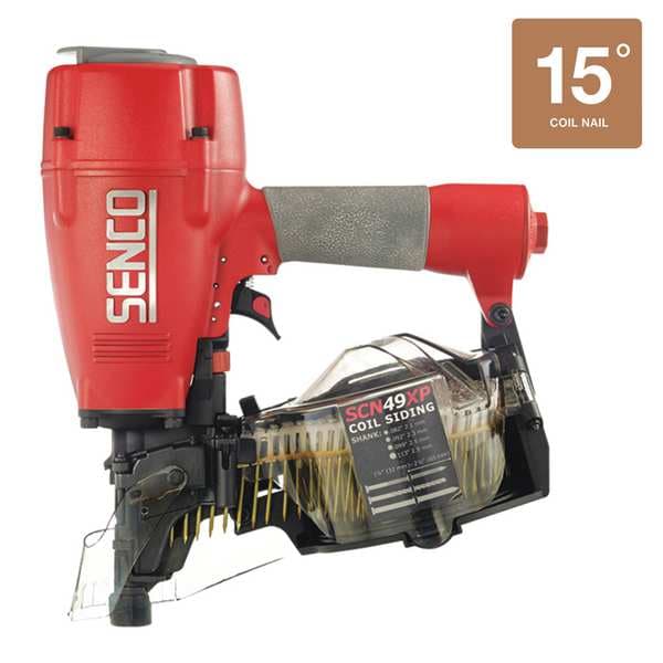 Senco Air Framing Nailer, 15 Deg, Wire/Plastic SCN49XP | Zoro