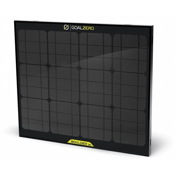 Goalzero Solar Panel, Foldable, Output 30W, Black 32201 | Zoro