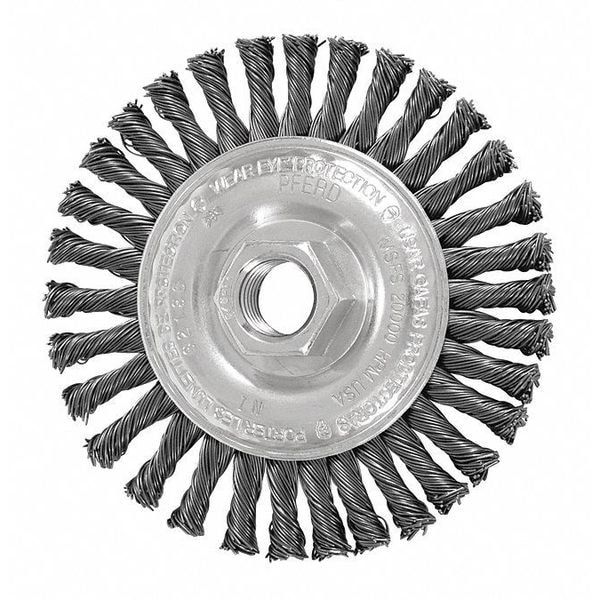 Pferd 4" Stringer Bead Wheel - .020 CS Wire, 5/8-11 Thread 82186 | Zoro