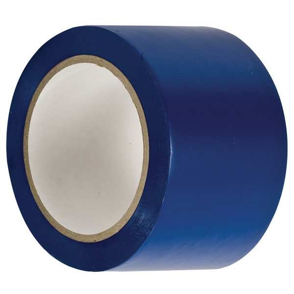 Brady Marking Tape, Vinyl, Blue, 3 in W., 108 ft L., 0.0055 in ...