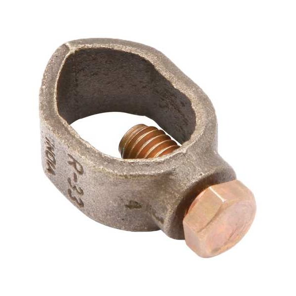 Burndy Ground Rod Clamp, 10AWG, 1.7In, PK5 GRL5 | Zoro