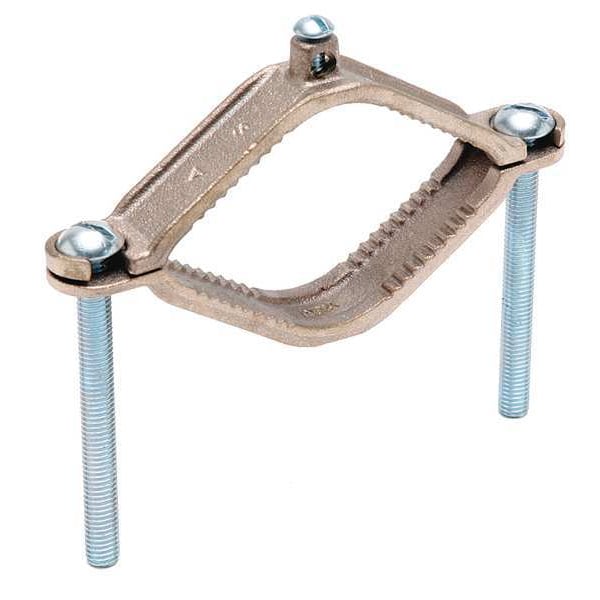 Burndy Pipe Ground Clamp, 10AWG, 8.34In C8 | Zoro