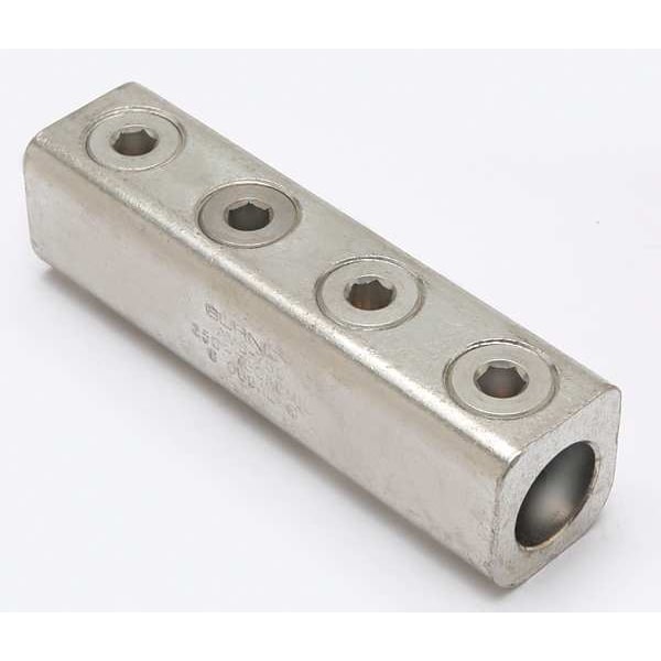 Burndy Mechanical Lug, 750 kcmil Max, 4 Conductor, 15/16 in Stud ...