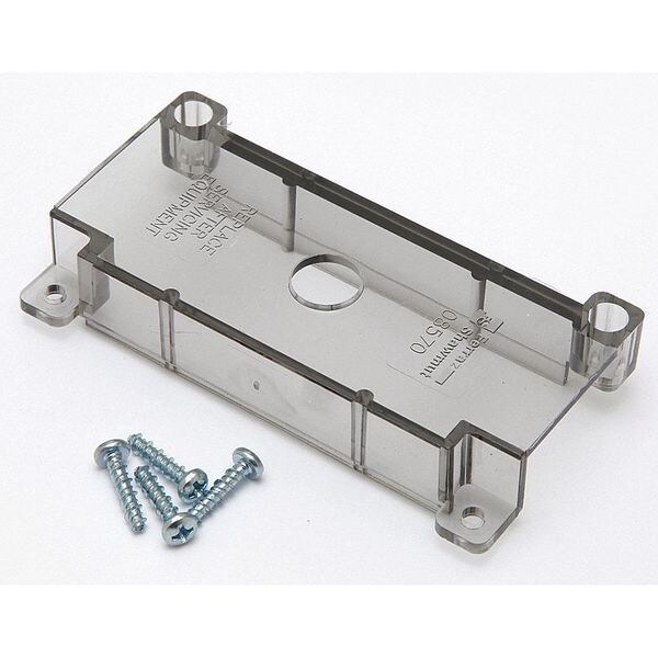 Burndy Distribution Block Cover, 4 In L BDBCOVER2 | Zoro