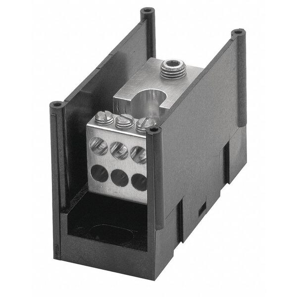 Burndy Distribution Block, AWG 12 - 2/0 BDB162/01 | Zoro