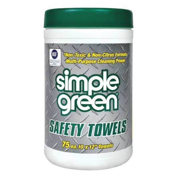 Simple Green All Purpose Cleaning Wipes, White, Canister, polypropylene ...