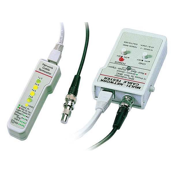 Eclipse LAN Cable Tester, RJ45, RJ11, BNC, w/Remote 400-001 | Zoro