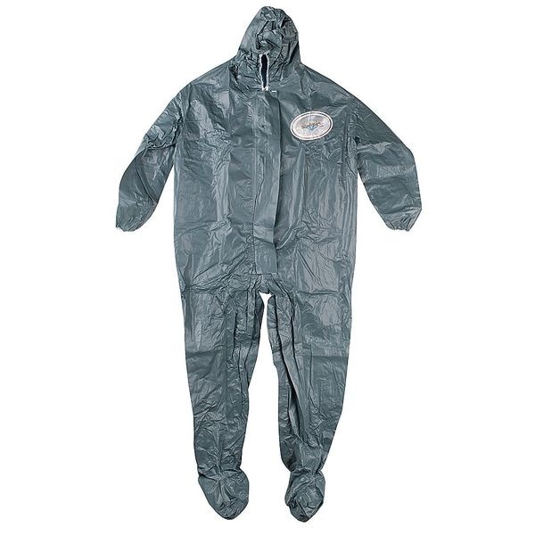 International Enviroguard Hooded Chemical-Resistant FR Coveralls, 6 PK ...