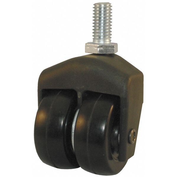 Zoro Select Dual Wheel Swivel Caster, 150 lb, 2 In, Rubber 205-2XHRUB ...