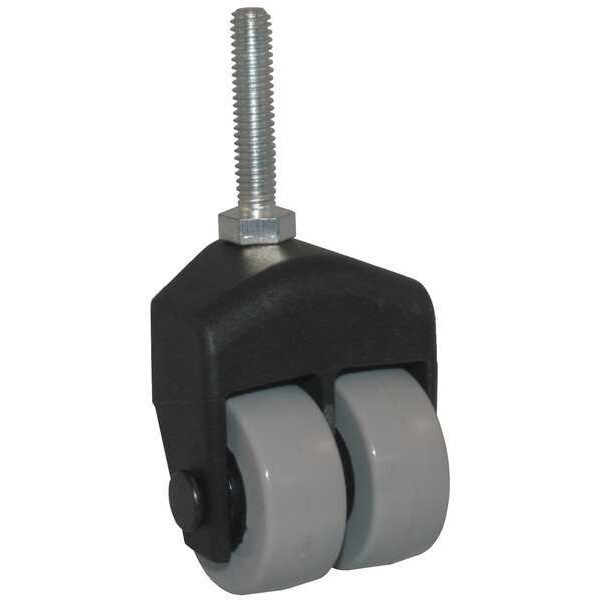 Jacob Holtz Dual Wheel Swivel Caster, 150 lb, 1-1/2 In, Polyurethane ...