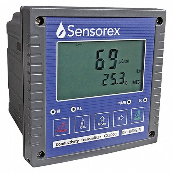 Sensorex Conductivity Transmitter, 0 to 200 Deg CX3000 | Zoro