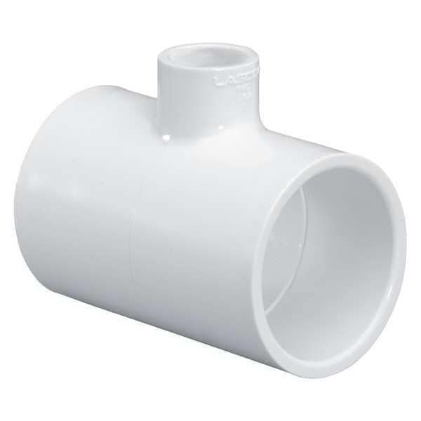 Zoro Select PVC Reducer Tee, Socket x Socket x Socket, 1 1/2 in x 1 1/2 ...