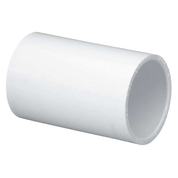 Zoro Select PVC Long Socket Coupling, Socket x Socket, 2 in Pipe Size ...