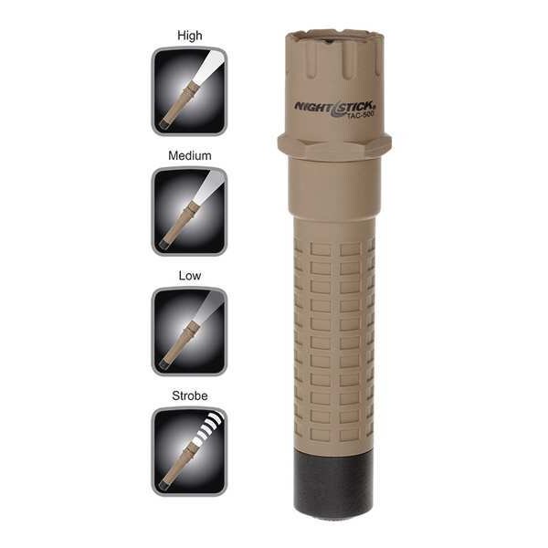Bayco Tan Rechargeable Led Tactical Handheld Flashlight, 200 lm TAC ...