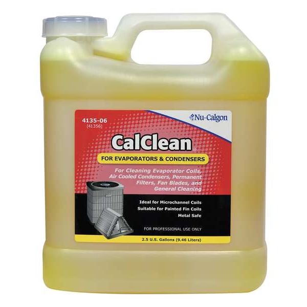 Nu-Calgon Condenser Cleaner, Liquid, 2.5 gal 4135-06 | Zoro