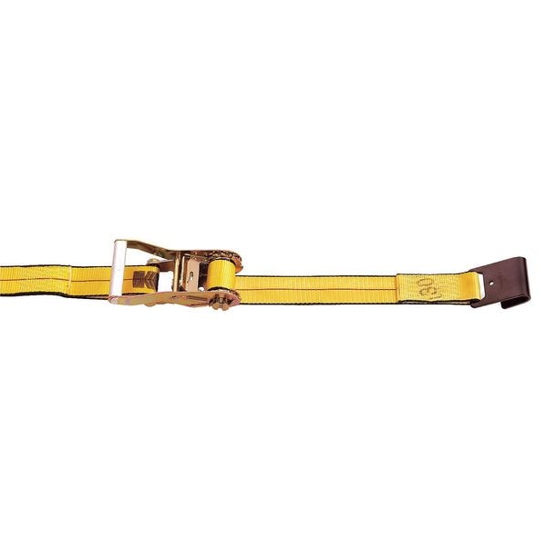 Kinedyne Tie-Down Strap, Ratchet, 27ft x 2In, 3335lb 572720GRA | Zoro