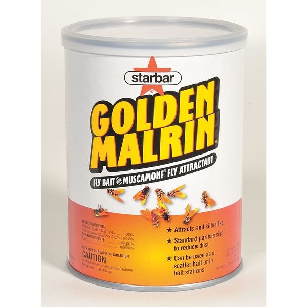 Golden Malrin Fly Bait, Granular, Methomyl, 1 lb. 3006196 | Zoro